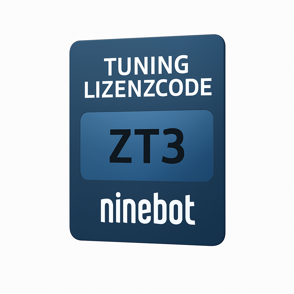 Ninebot ZT3 Tuning Lizenzcode – 40 km/h in Minuten